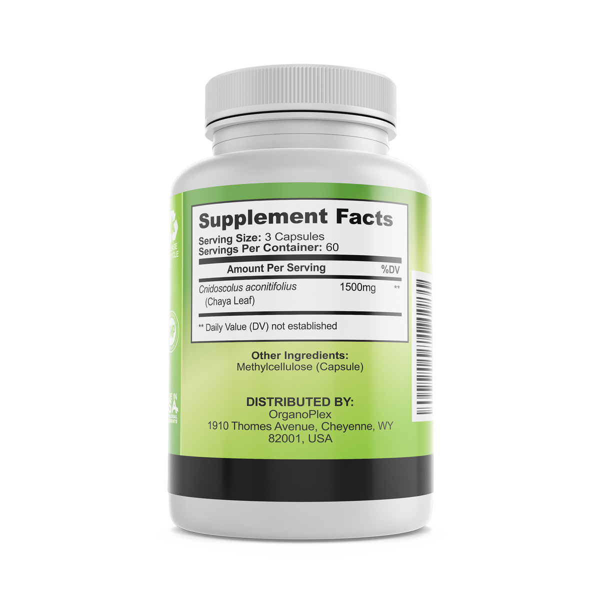 Chaya Capsules (1 Month Supply per Bottle) – ORGANOPLEX